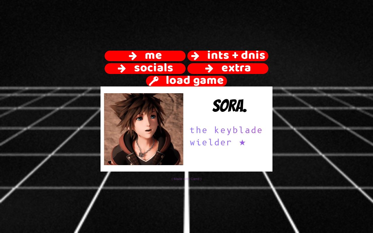 sora's card
